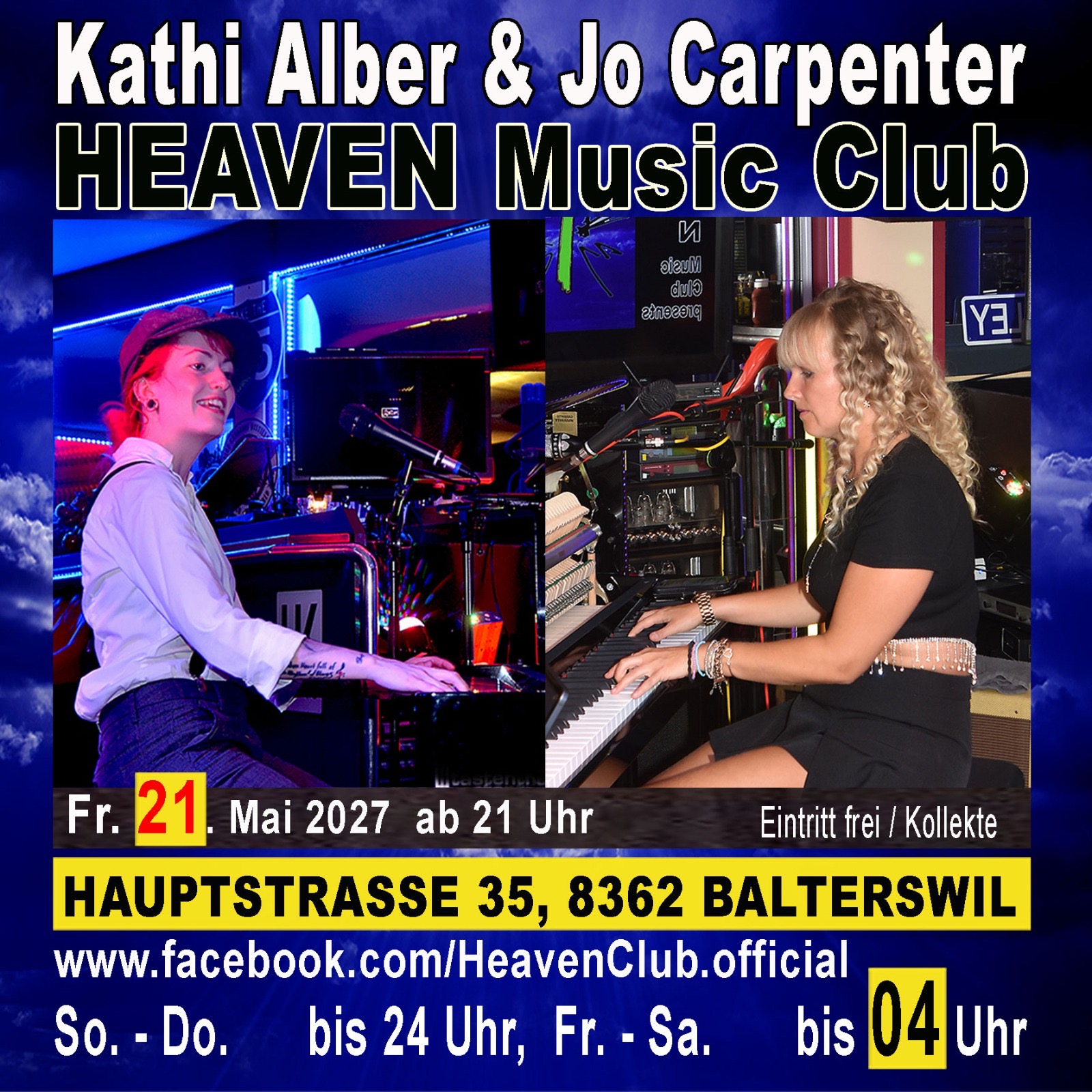 Boogie Kathi at HEAVEN Music Club Schweiz | boogiekathi.com